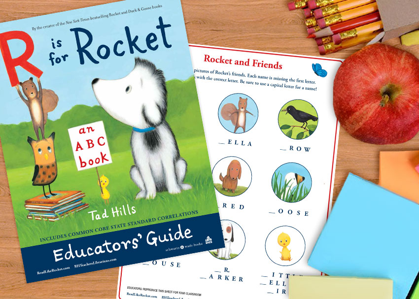 A Printable Educator’s Guide to R Is for Rocket: An ABC Book | Brightly