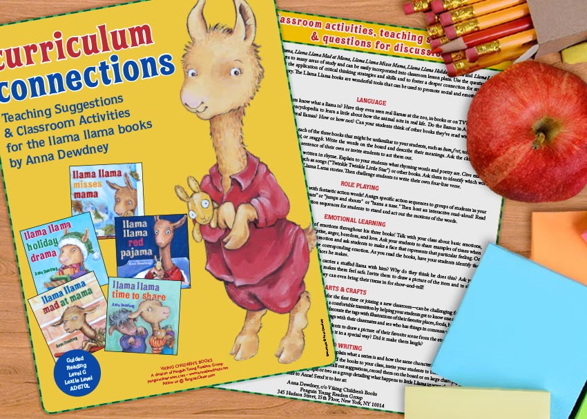 A Printable Educator’s Guide to the Llama Llama Books | Brightly