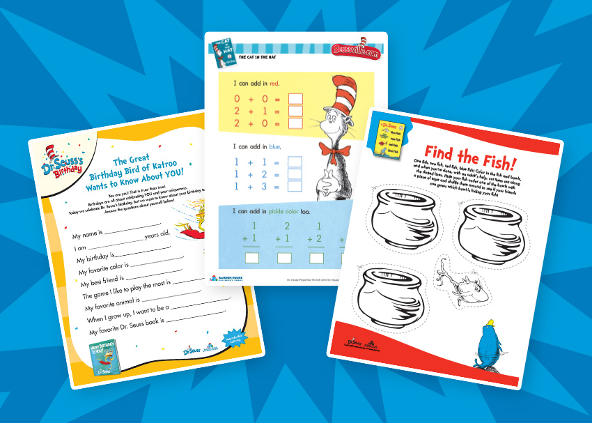 Dr. Seuss Printables and Activities | Brightly