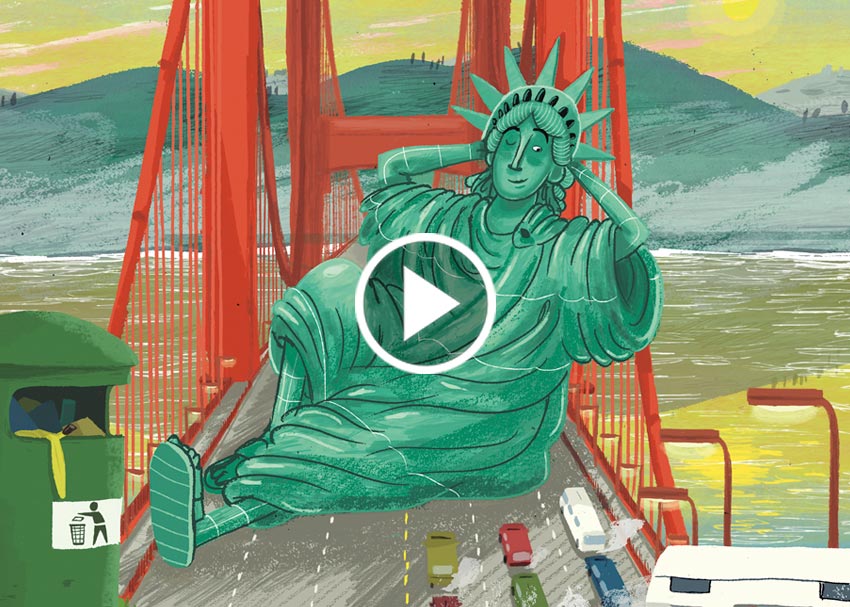 Brightly Storytime: Lady Liberty's Holiday by Jen Arena