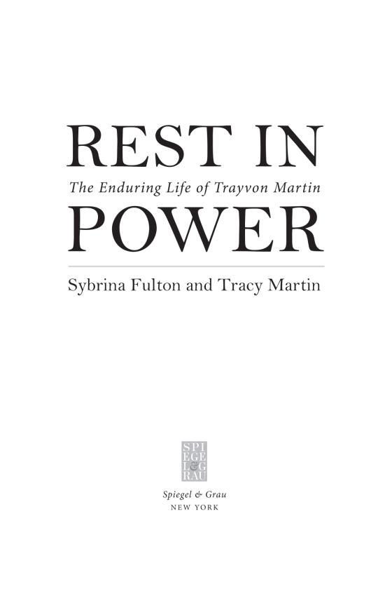 Rest in Power by Sybrina Fulton and Tracy Martin: 9780812987096 ...