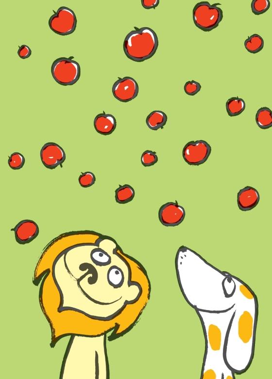 ¡Diez manzanas en la cabeza! (Ten Apples Up on Top! Spanish Edition) by ...