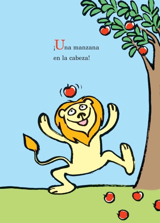 ¡Diez manzanas en la cabeza! (Ten Apples Up on Top! Spanish Edition) by ...