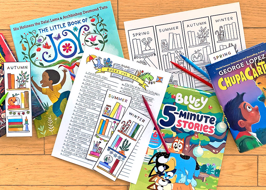 Track Your Reading Goals With These Book Tracker Bookmarks | Brightly