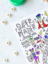 Printable Superhero Reading Tracker for Kids | Brightly